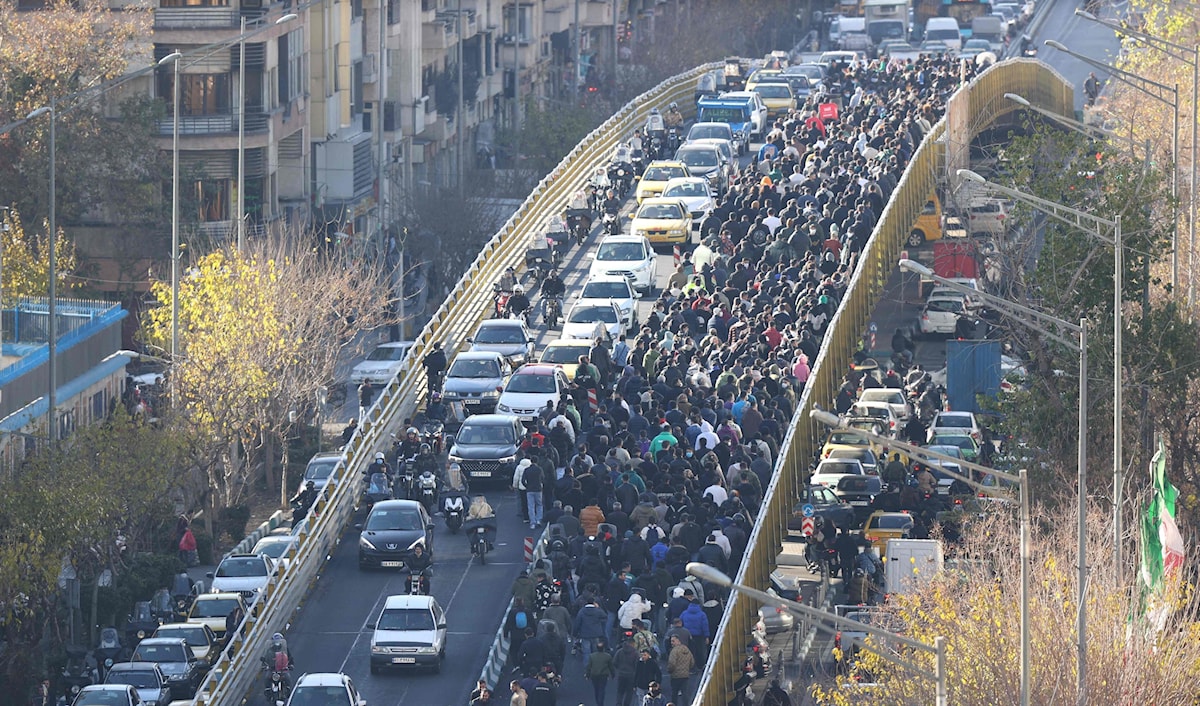 ترامب يهدّد بـ«التدخل» إذا استخدمت إيران العنف لقمع الاحتجاجات